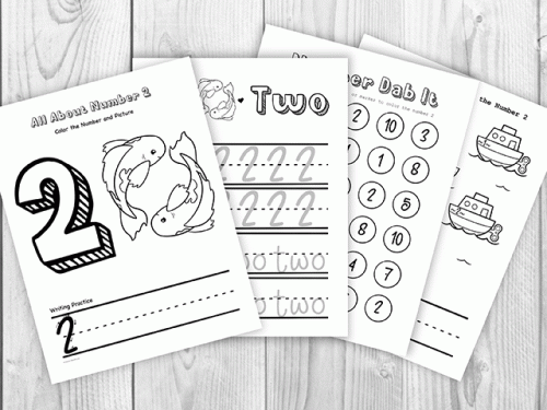 preschool-printables-number-2-featured - Jennibeemine
